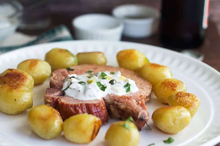 Kassler Chops with Remoulade • All that's Jas - International Recipes