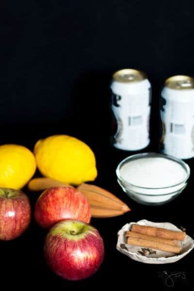 Chilled Spiced Apple Beer Punch - German Favorite Beverage [VIDEO]
