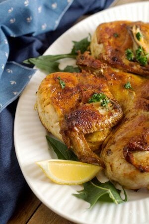 Pan-Fried Crispy Chicken Tabaka: Georgian Chicken Under a Brick