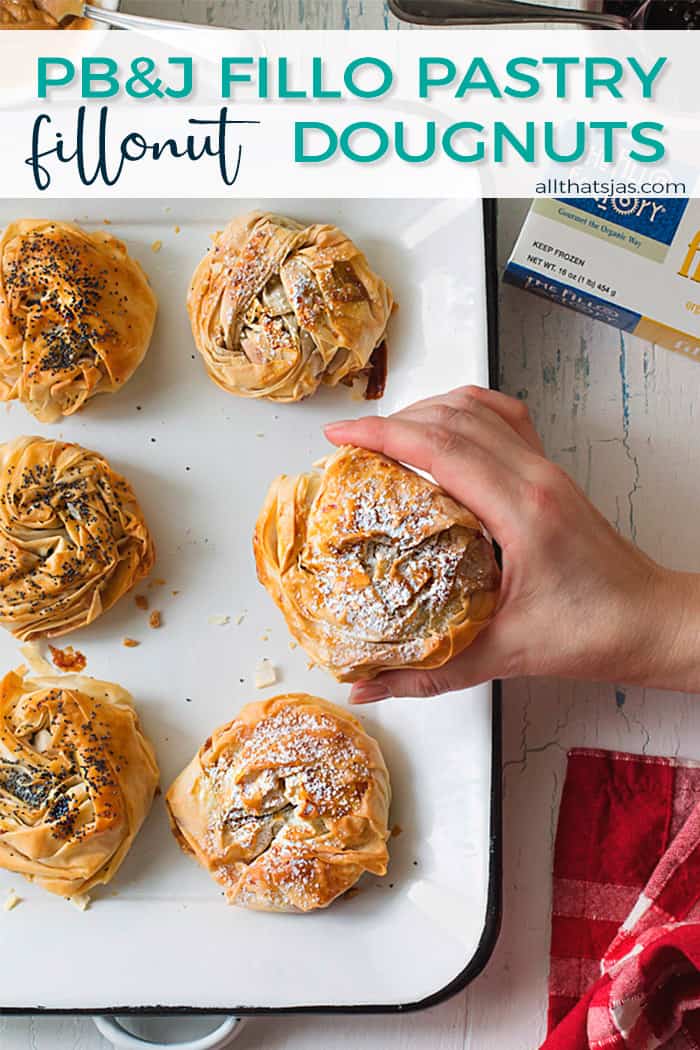 Peanut Butter and Jelly Fillo Doughnuts - Fillonuts [VIDEO] | All that ...