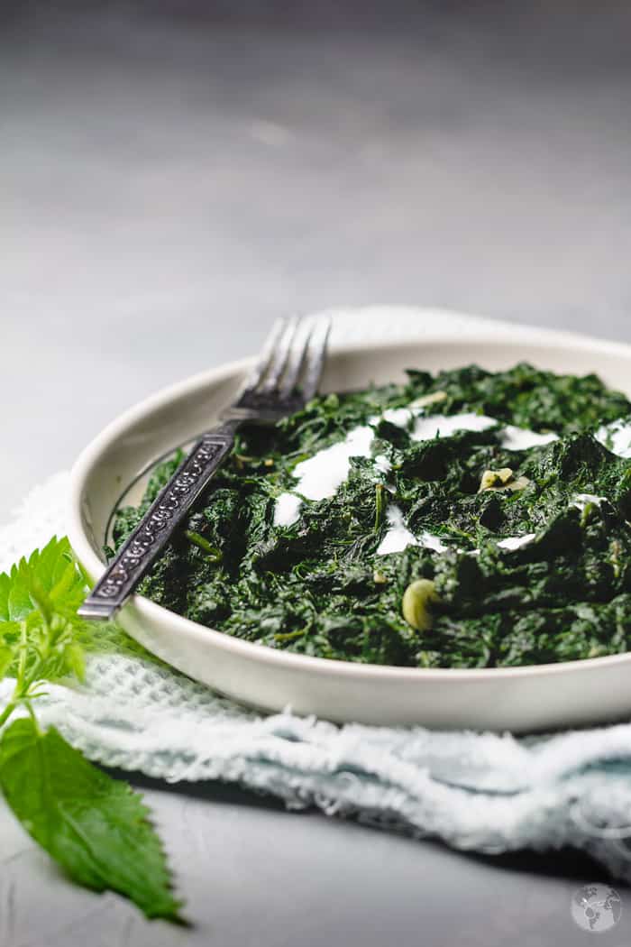 Balkan-Style Creamy Stinging Nettle Recipe | All that's Jas