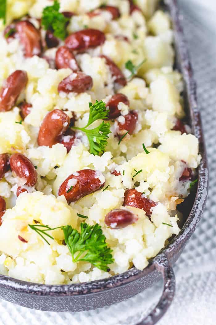 Mashed Red Kidney Beans