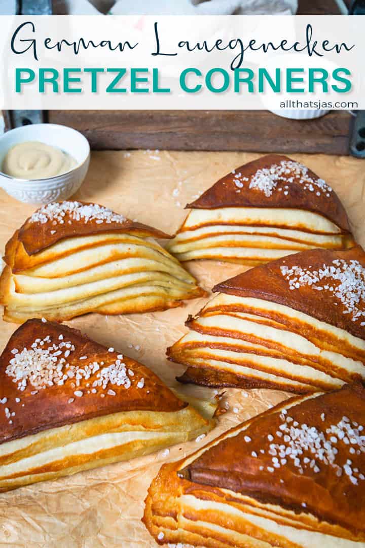 Soft Pretzel Corners - German Laugenecken | All that's Jas