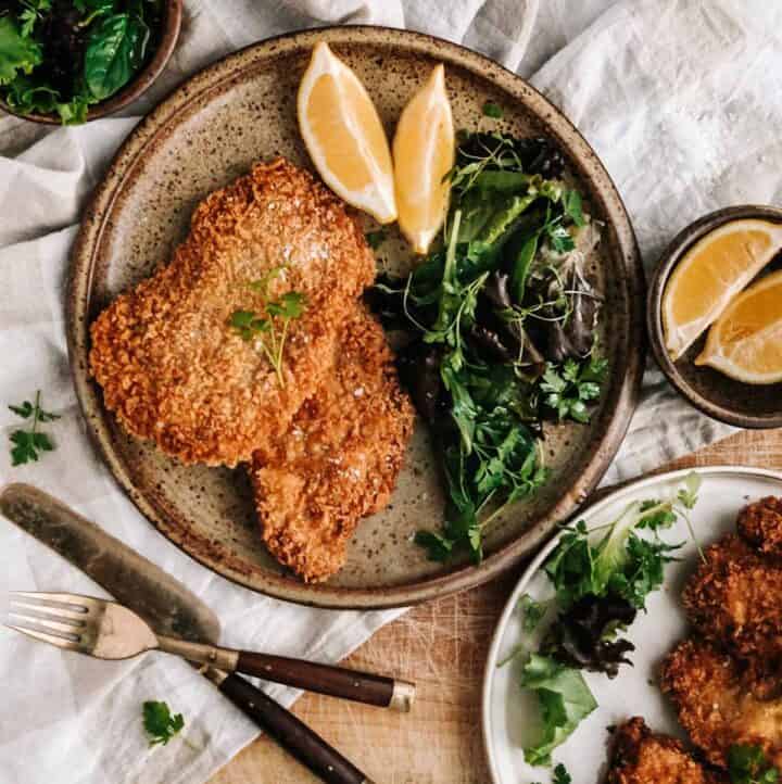 Easy Classic Wiener Schnitzel Recipe | All that's Jas