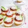 Cuban Mini Lime and Guava Cheesecakes (no-bake) | All that's Jas