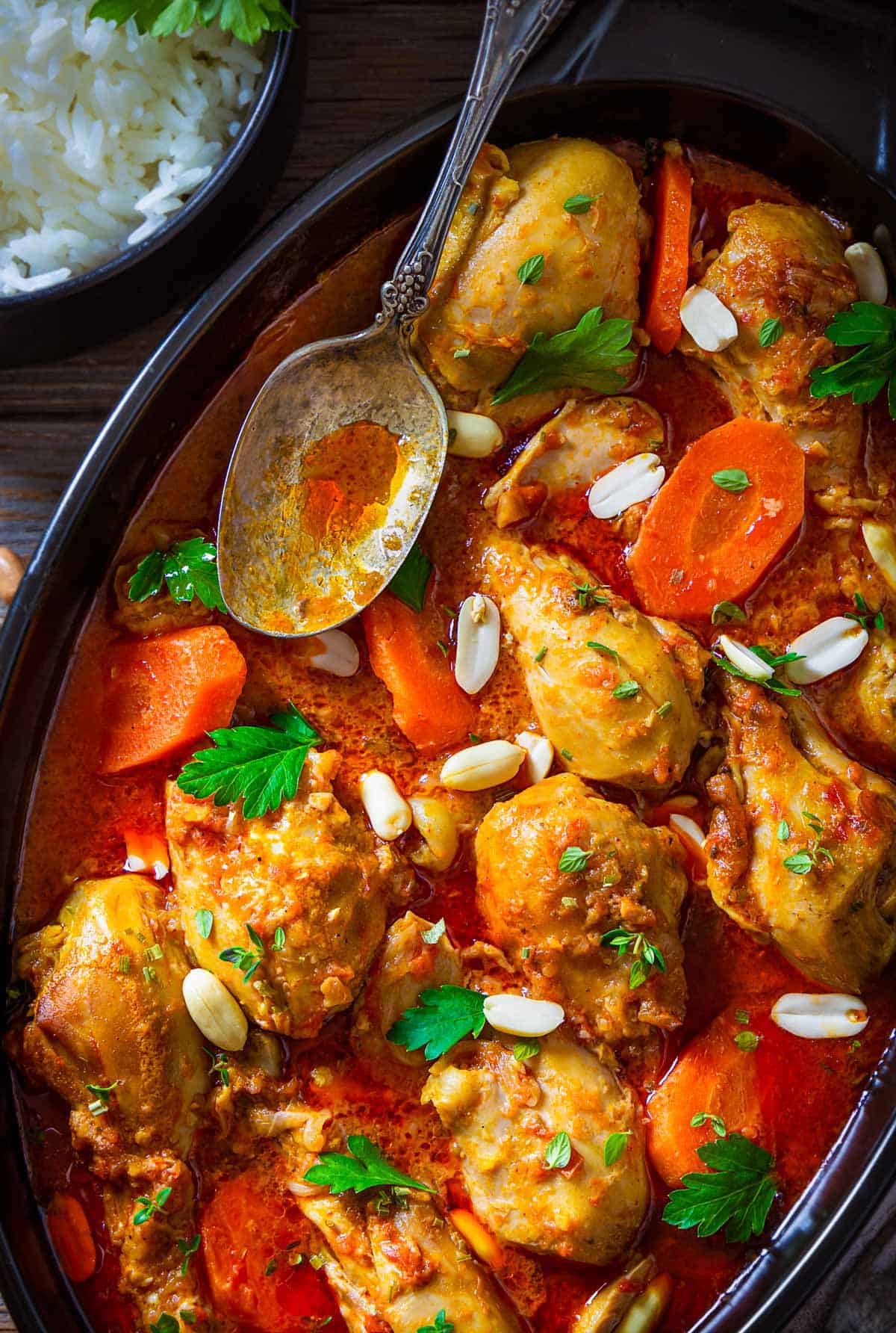 One-Pot West African Spicy Chicken and Peanut Stew