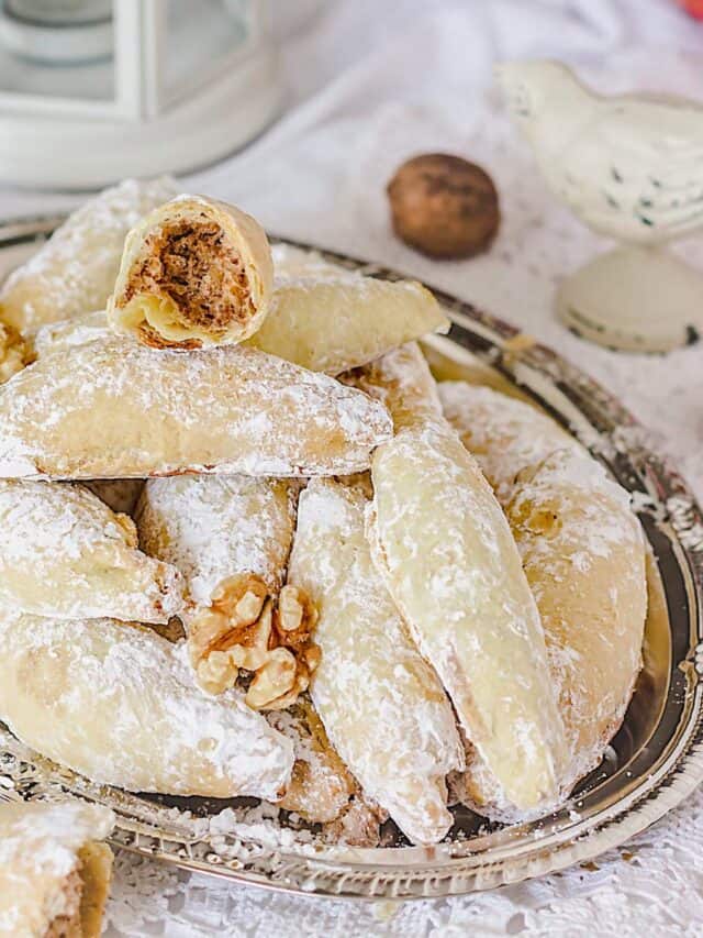 Polish Christmas Cookies - Kifli | All that's Jas