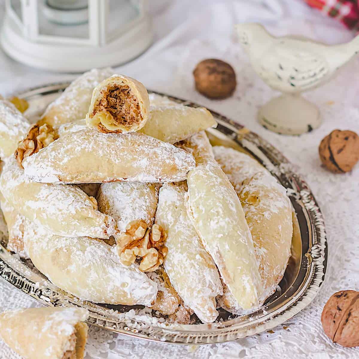 Polish Christmas Cookies - Kifli | All that's Jas