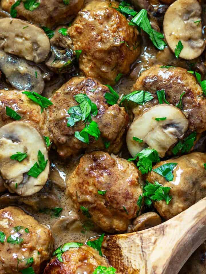 German Meatballs in Creamy Caper Sauce - Königsberger Klopse